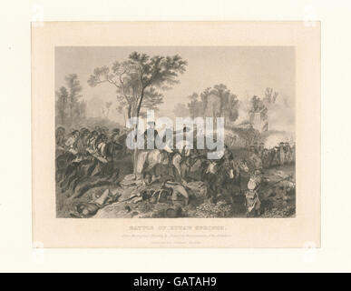 The Battle of Eutaw Springs, fought in 1781 during the American ...