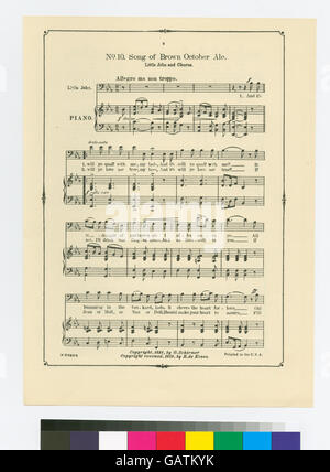 A composition titled 'Song of Brown October Ale', celebrating the rich ...