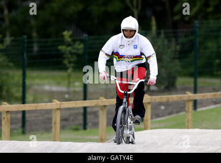 Olympics - BMX - Shanaze Reade Press Day - Platt Field Park BMX Track ...