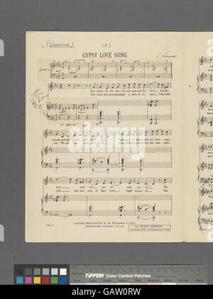 'Gypsy Love Song' refers to a traditional romantic song, possibly ...