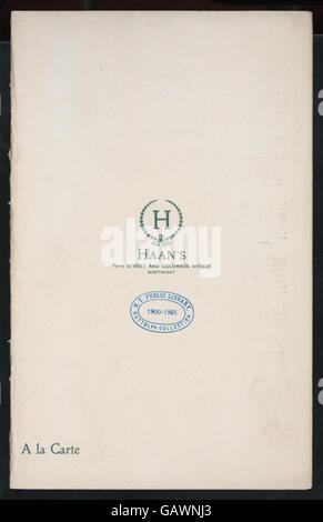 A dinner held at Haan's restaurant located at 75th Street and Columbus ...