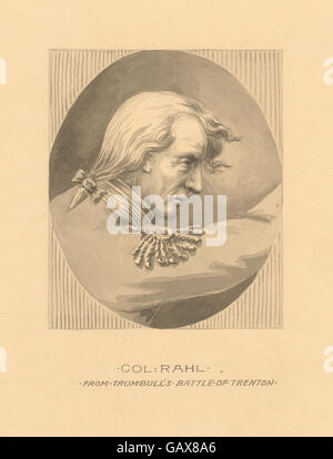 Col. Rahl from Trumbull's Battle of Trenton Stock Photo - Alamy