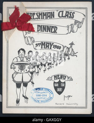 A formal freshman class dinner held by Harvard University at the Hotel ...