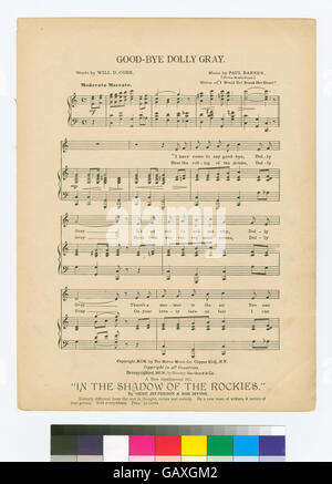 'Good Bye Dolly Gray' is a popular song from the late 19th century ...