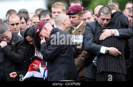 The parents of Private Nathan Cuthbertson from Sunderland, of the 2nd ...