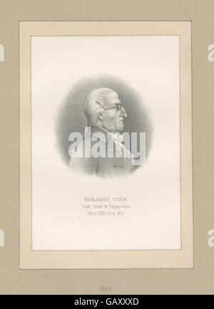 Benjamin Chew served as Chief Justice of Pennsylvania during the ...