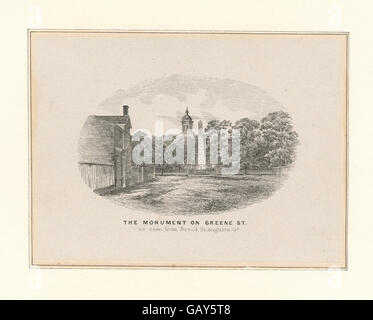 The monument on Greene St. as seen from Broad St. Augusta Ga (NYPL ...