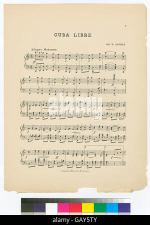 Cuba libre march and two step (NYPL Hades 464418 1165473 Stock Photo ...