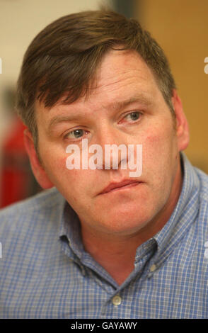 The father of murdered Ben Kinsella, George Kinsella, 48, at a press ...