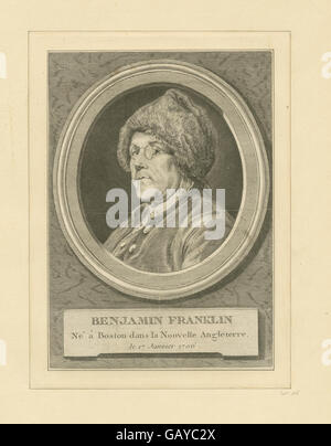 A historical reference to Benjamin Franklin, born in Boston on January ...