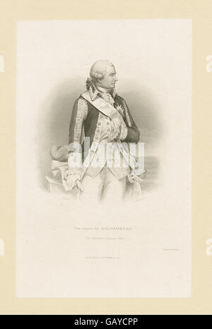 The Count de Rochambeau was a prominent French military leader, known ...