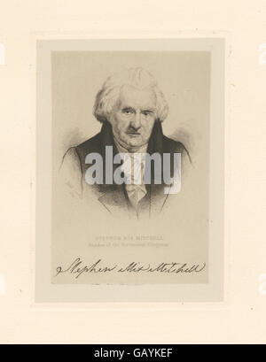 Stephen Mix Mitchell member of the Continental Congress Stock Photo - Alamy