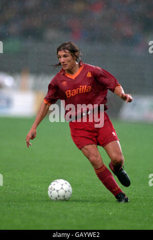 ITALIAN SOCCER. CLAUDIO CANIGGIA, AS ROMA Stock Photo - Alamy