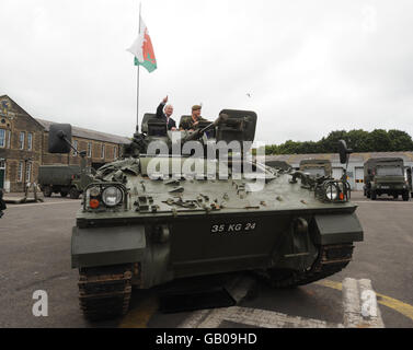 Rugby Union - Help for Heroes Press Conference - Maindy Barracks Stock ...