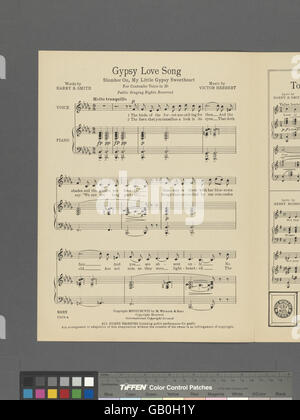 'Gypsy love song' likely refers to a romantic, melodic piece inspired ...