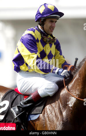 Jockey Darryl Holland on Gallery God (r) on his way to winning the ...