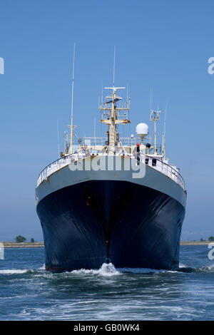 Bacalhoeiro, a type of portuguese fishing boat used to catch cod fish ...