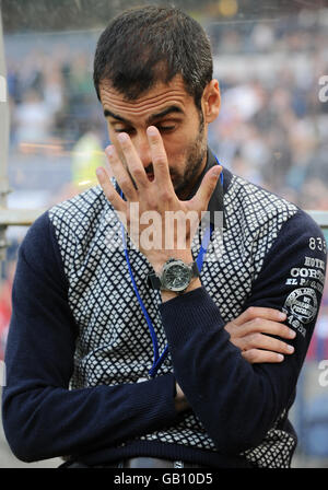 Soccer - Friendly - Hibernian v Barcelona - Murrayfield. Hibernian's ...