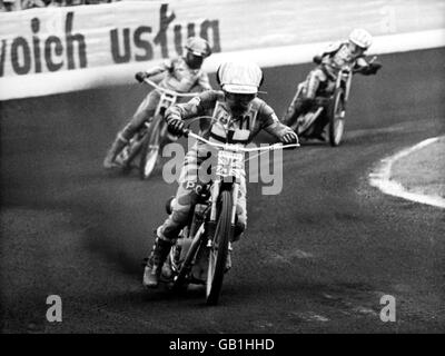 Peter Collins in action Stock Photo - Alamy