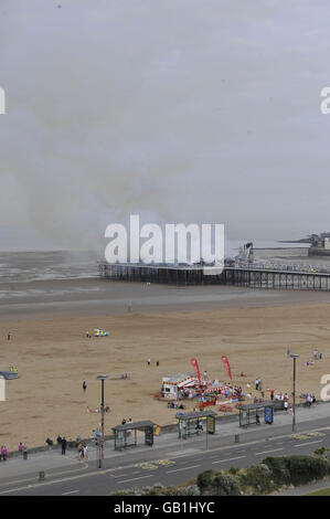 An aerial view of Weston Super Mare Stock Photo - Alamy