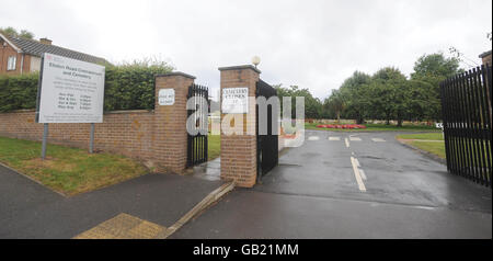 The memorial stone of Jill Dando at Ebdon Road Crematorium and Cemetery ...