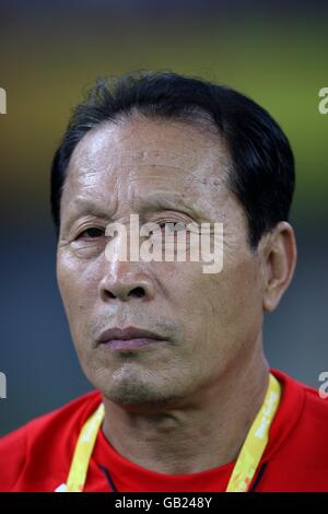 Beijing, CHINA. Olympic Football, Women's Gold Medal Game, USA vs BRA ...