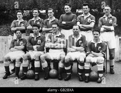 Birmingham City team group: (back row, l-r) Bob Hatton, Dave Latchford ...
