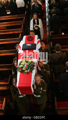 Jason Barnes funeral Stock Photo - Alamy