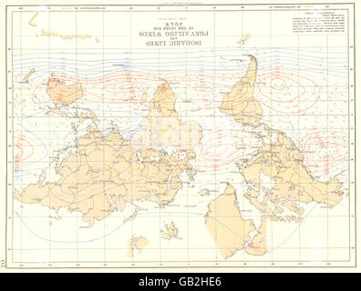 World Map 1897 Stock Photo - Alamy