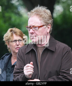 A wake is held at Ronnie Drew's home in Greystones, Co. Wicklow, on the ...