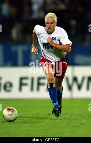 Soccer - Liga-Pokal Cup - SV Hamburg v Hertha Berlin. Bart Goor, Hertha Berlin Stock Photo - Alamy