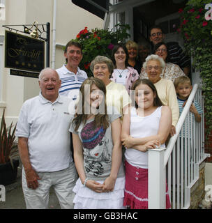 Left to right are Charles Cotterill, Kevin Marsh, Emma Cotterill 16 ...