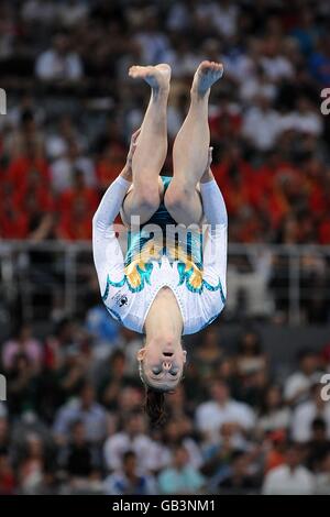 Australia's Georgia Bonora competes in the Women' Individual All-Around ...