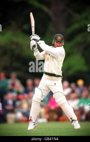 ALAN BORDER AUSTRALIA BATTING Stock Photo - Alamy