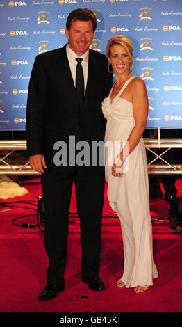 Golfer Nick Faldo and wife Valerie arrive for world premiere of 'Harry ...