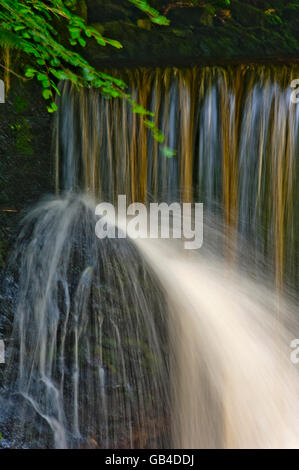 The Caldermill Falls on the river Calder in Lochwinnoch, Renfrewshire ...