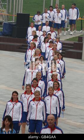 Team Great Britain enters in the Parade of Nations during the Opening ...