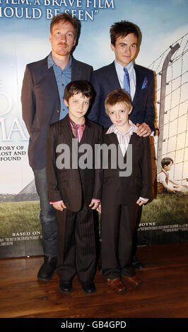 From left, actor Rupert Friend, actress Scarlett Johansson, actor ...