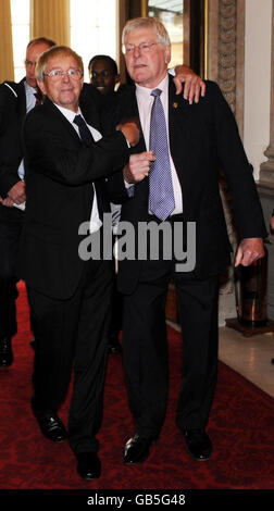 The presenters of children's television programme 'Blue Peter' in 1972 ...