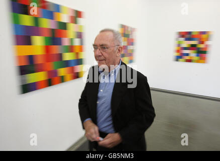 German artist Gerhard Richter unveils his new work '4900 Colours' at ...