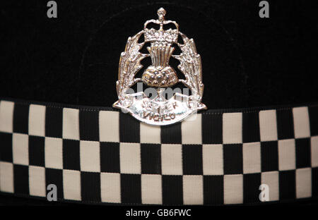 Badge used by Scottish Police force at Edinburgh police station Stock ...