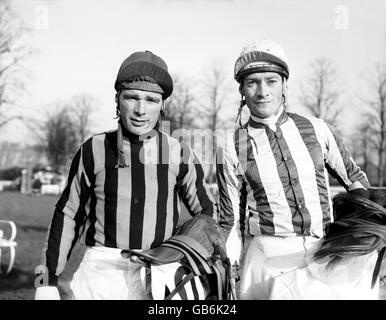 Horse Racing - Michael Scudamore. Jockey Michael Scudamore Stock Photo ...