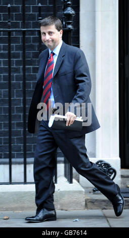 Scottish Secretary Douglas Alexander leaves number 10 after a Cabinet ...