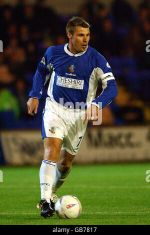 David Flitcroft of Football League Division 3 team Rochdale FC, during ...