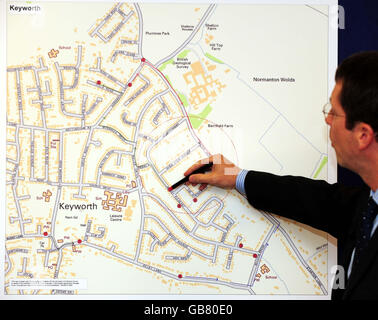 Colette Aram inquiry Stock Photo - Alamy