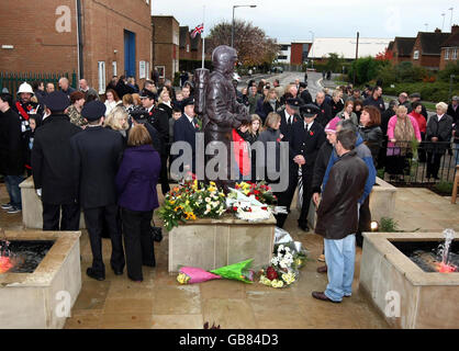 Warehouse blaze memorial Stock Photo - Alamy