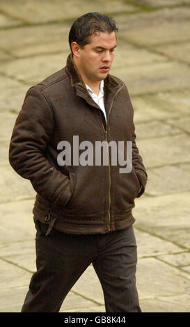 Jimmy Wenman, 29, arrives at Winchester Crown Court where he is due for ...
