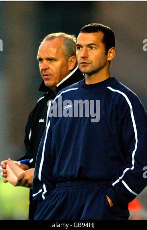 Northampton Town Manager Colin Calderwood at the Sixfields Stadium ...