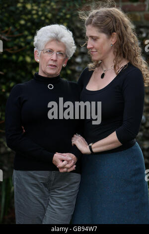 Angela Peyton, the mother of BBC producer Kate Peyton, in Bury St ...