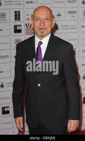 British actor Ben Kingsley poses with his Oscar at the 55th Annual ...